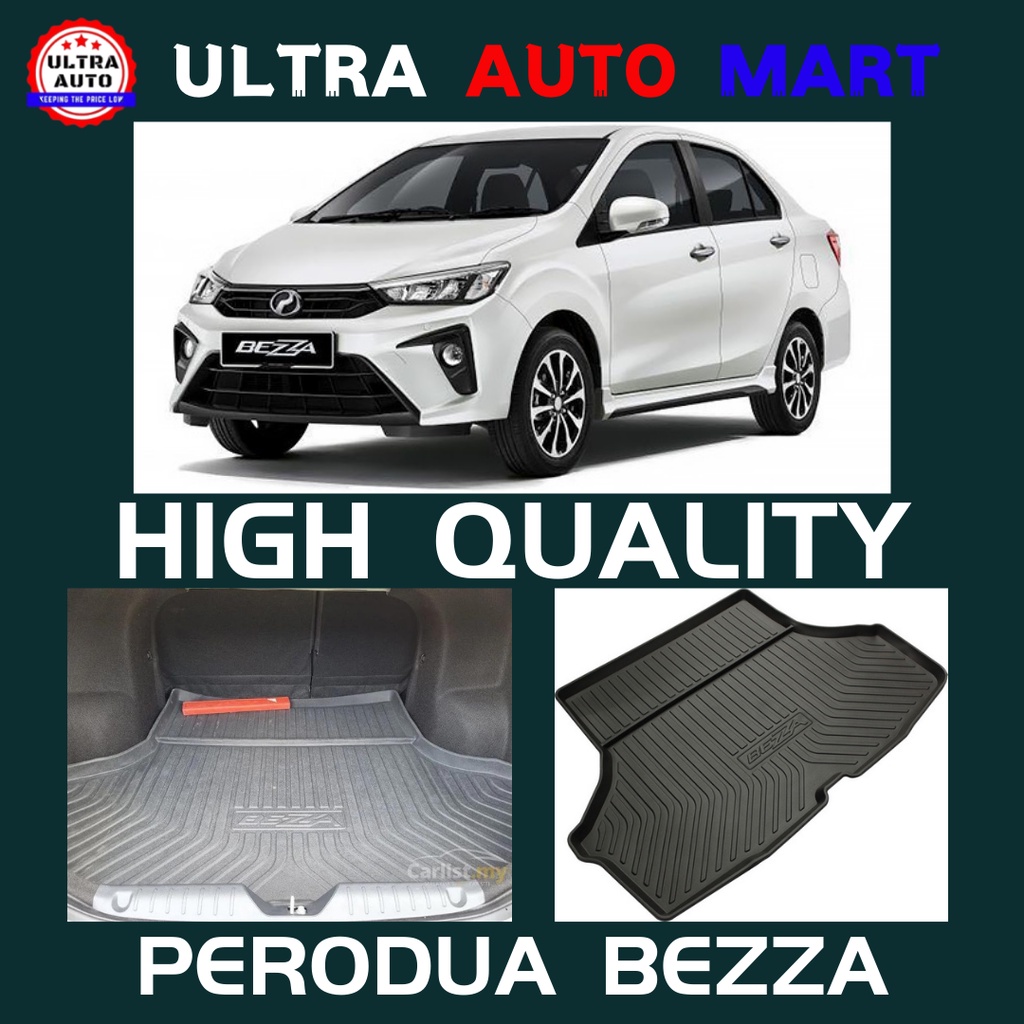 PERODUA BEZZA REAR CARGO BOOT TRAY CAR ACCESSORIES HIGH QUANLITY ...