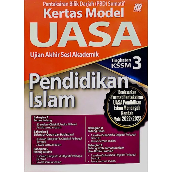 Buku Latihan Kertas Model Ujian Akhir Sesi Akademik Uasa Edisi