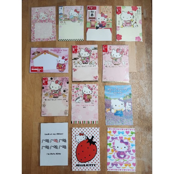 Sanrio Hello Kitty Postcards from Japan China and Malaysia | Shopee ...