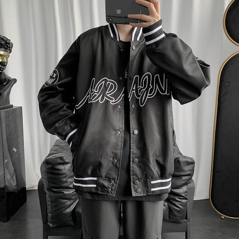 Jacket Bomber varsity jacket AjR High Quality Men's Fashion | Shopee ...