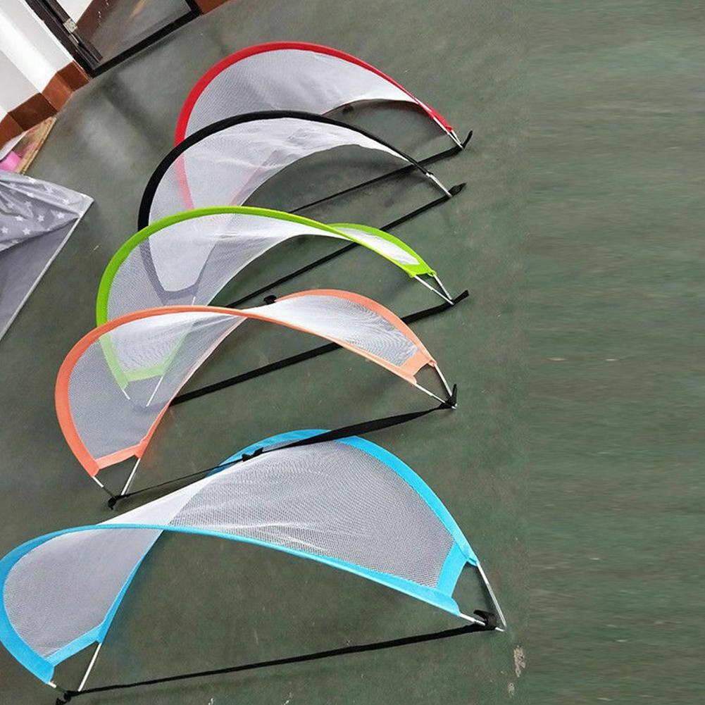 Football Goal Net Foldable Black Training Goal Net And Play Outdoor ...