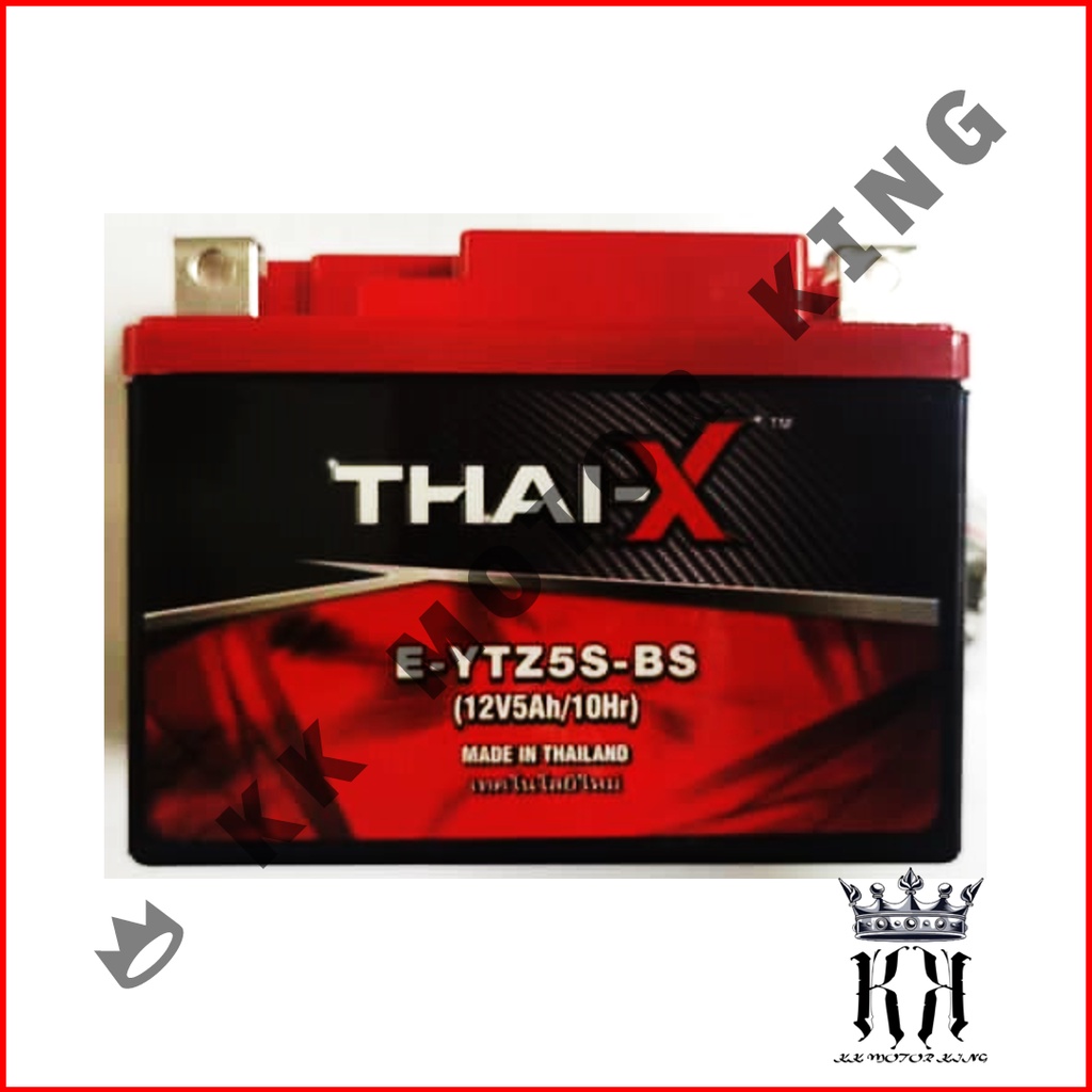 [100% ORIGINAL !!!] THAI-X THAIX MOTORCYCLE BATTERY E-YTZ5S-BS EYTZ5SBS ...