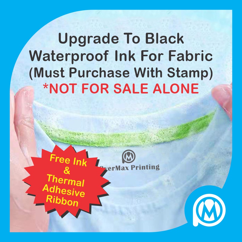 Upgrade to Black Waterproof Ink (Do not purchase this alone, Must ...