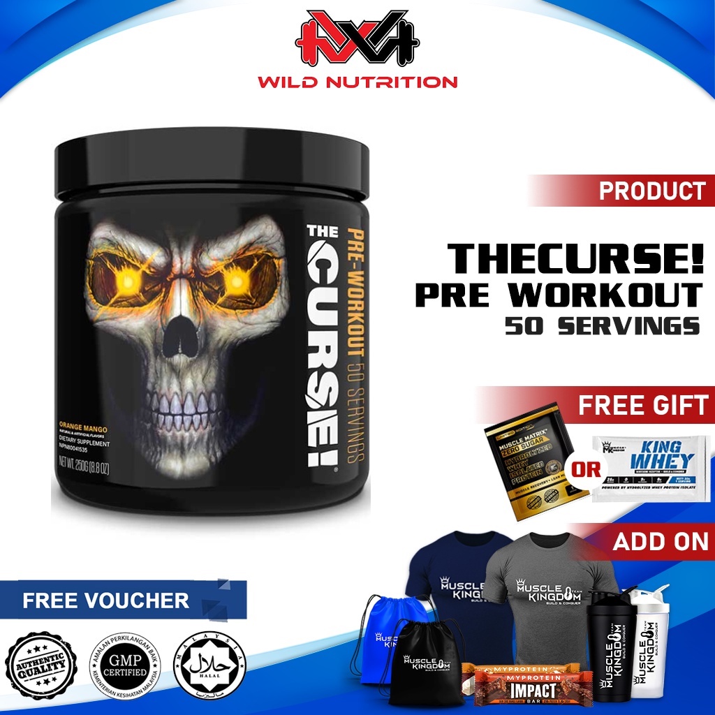 The Curse Pre Workout 250g (50 Servings) | Shopee Malaysia