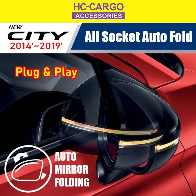 Nippon Power NP2000 Auto Folding Side Mirror Fold Honda City / Jazz Hrv ...