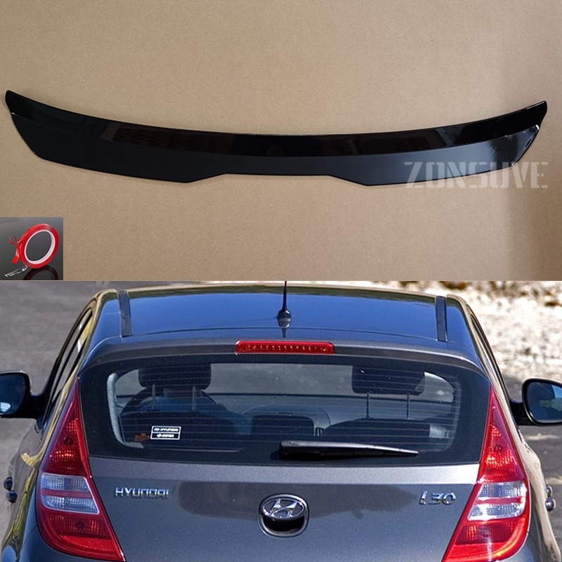 Use For Hyundai I30 2009-2012 Year Roof Spoiler Carbon Fiber Look ...