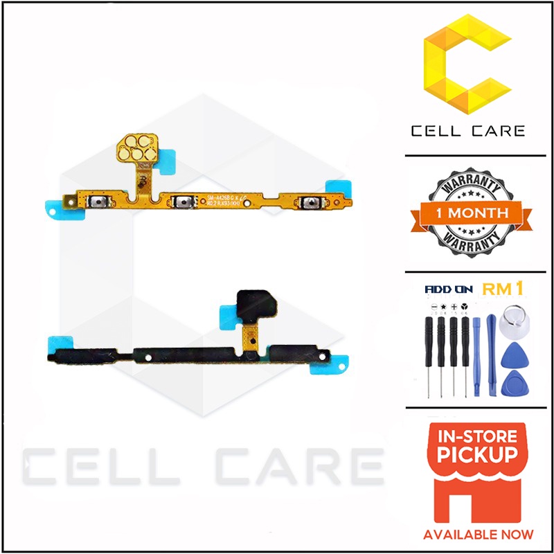 Power On Off Volume Ribbon Flex Cable Compatible For SAMSUNG A02 ...