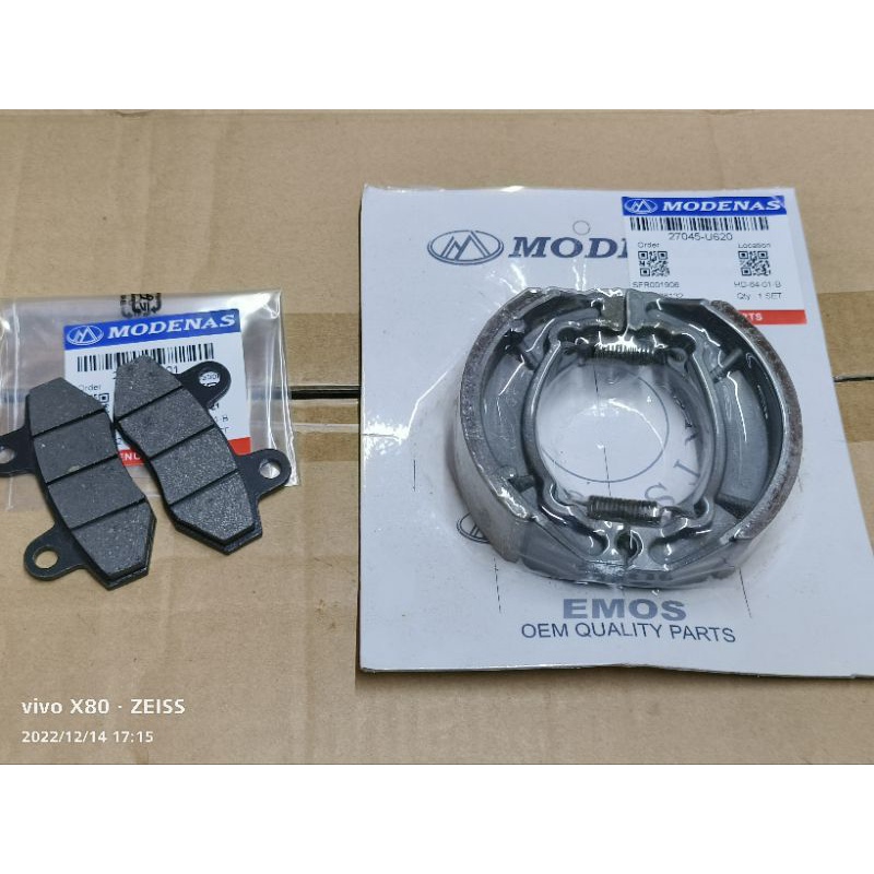 MODENAS MR2 MR3 FRONT DISC PAD / BRAKE PAD / BRAKE SHOES / BRAKE PAD ...