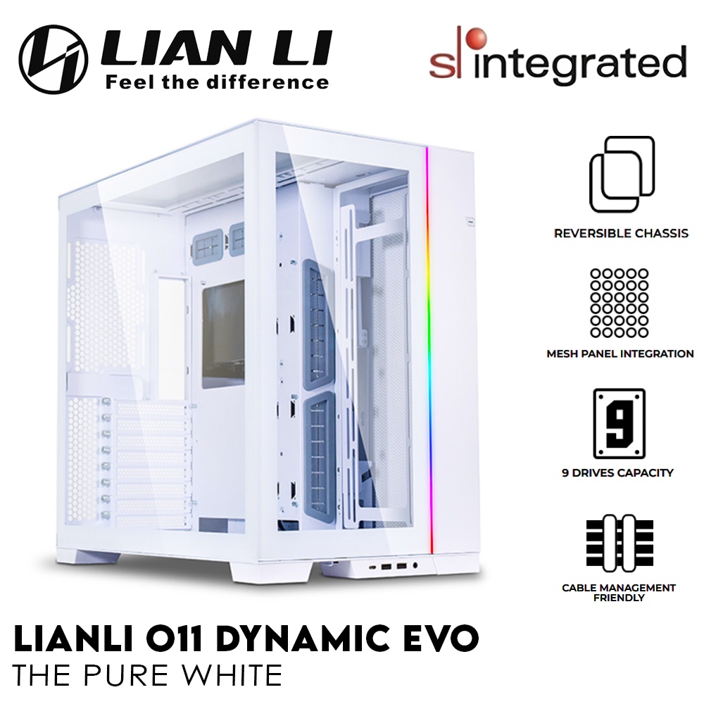 LIAN LI 011 DYNAMIC EVO Tempered Glass Mid-tower chassis | Shopee Malaysia