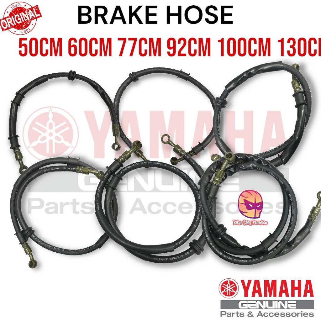 YAMAHA DISC BRAKE HOSE STD OEA 50CM 77CM 92CM 100CM 130CM LC135 Y110 RXZ KRISS Y125Z FZ150 Y15 ...
