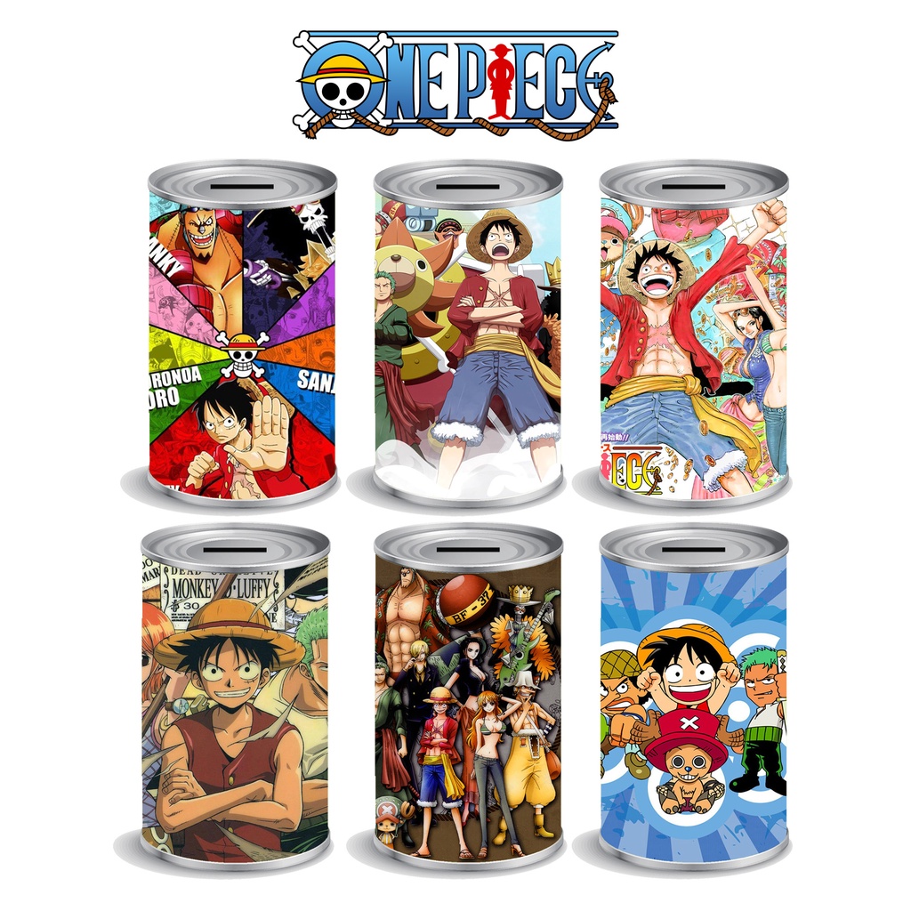 One PIECE ANIME Character Piggy Bank STRAWHAT CREW Edition | Shopee ...
