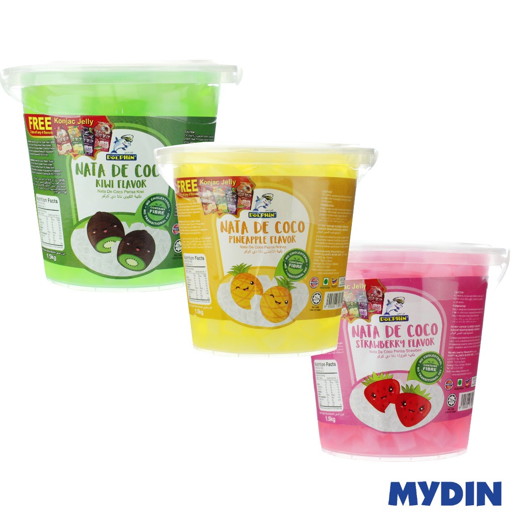 Captain Dolphin Nata De Coco (1.5kg) - 3 Flavours | Shopee Malaysia
