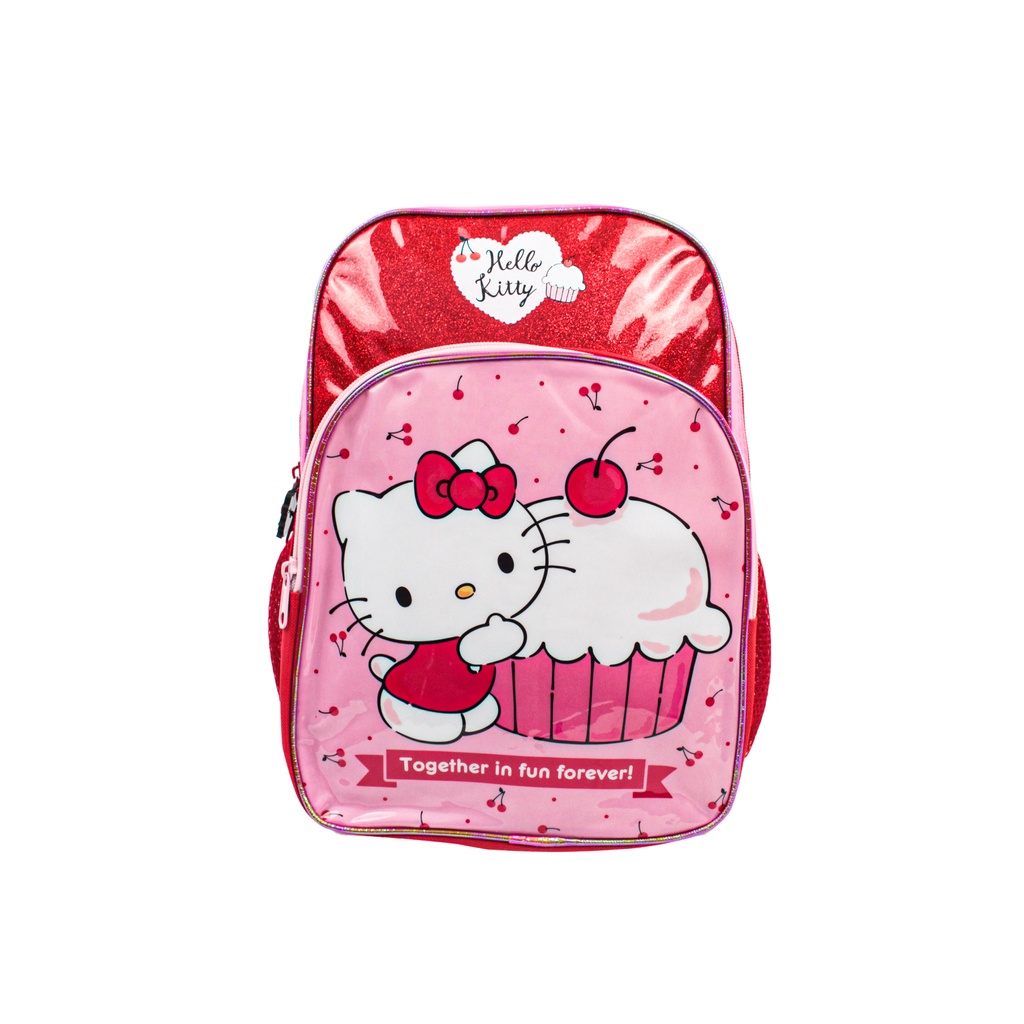 Sanrio Hello Kitty 12 Inch Children Pre School Backpack - Red Pink ...