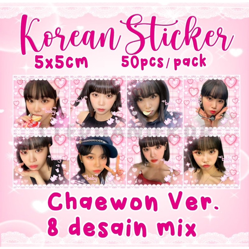Vol 4] LE SERAFIM STICKER DECO PINK CORE KOREAN KPOP MAILS ALA SELLKOR ...