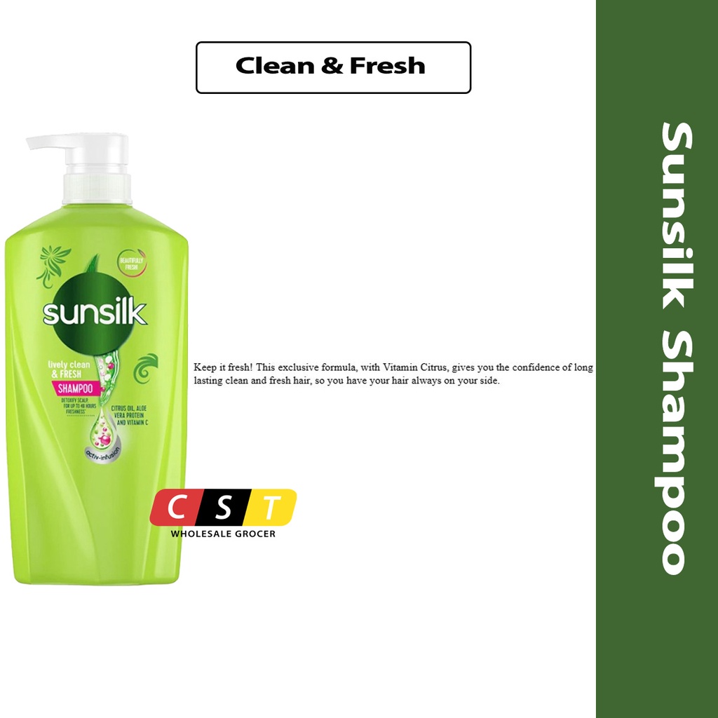 Sunsilk Hair Shampoo Clean and Fresh 625ml | Shopee Malaysia
