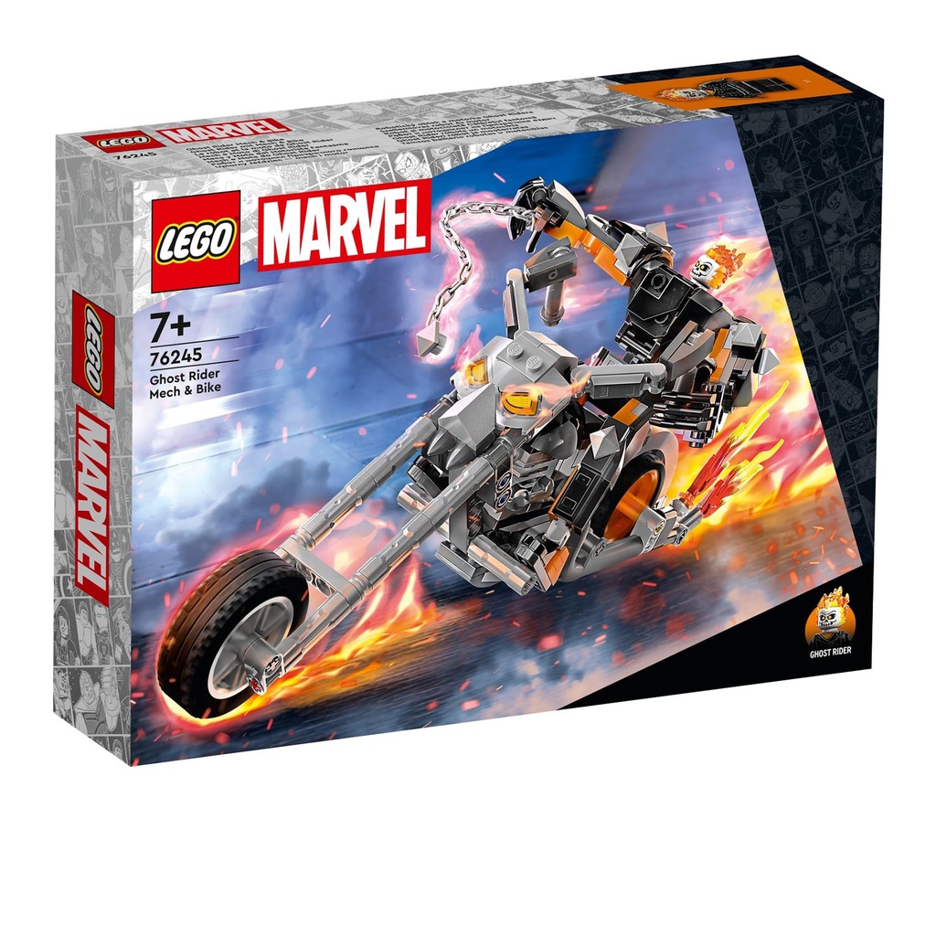 LEGO 76245 Marvel Ghost Rider Mech and Bike Building Toy Set (264 ...