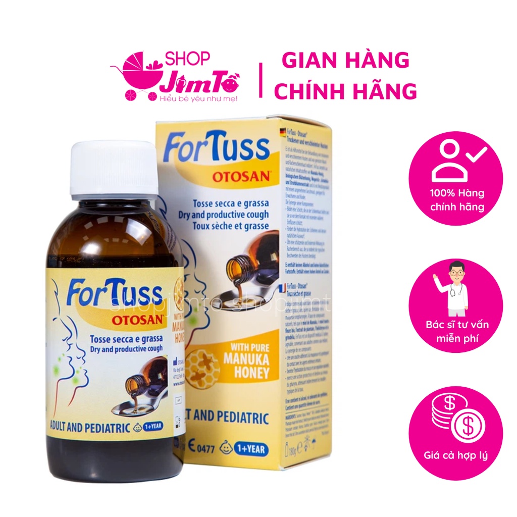 Otosan Fortuss Cough Syrup For Children 180g Bottle Soothes Cough ...