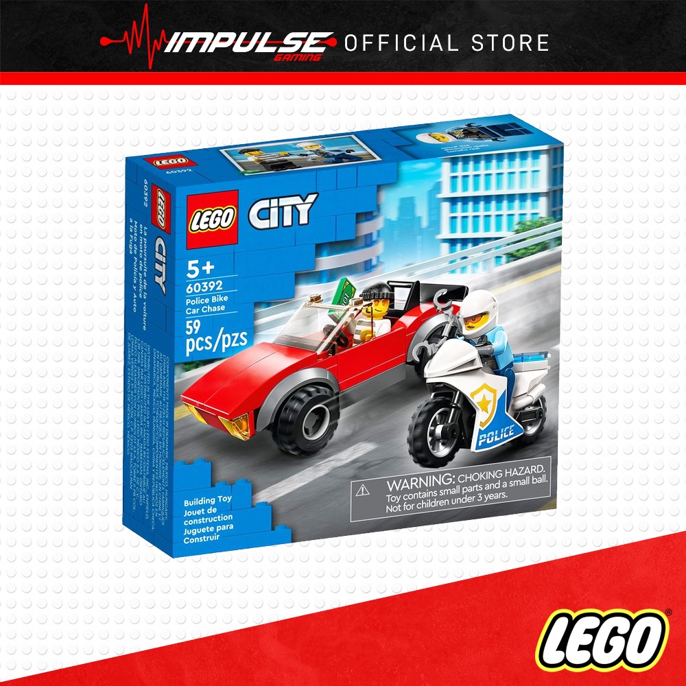 LEGO 60392 City - Police Bike Car Chase | Shopee Malaysia