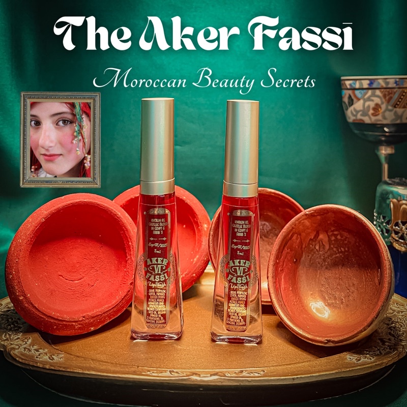Aker Fassi Vegan Moroccan Blusher & Lipstick (Lipcare too) | Shopee ...