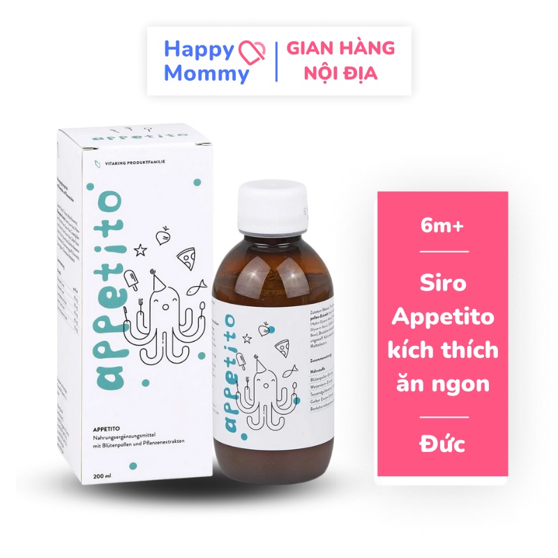 German Appetito syrup stimulates appetite, supports digestion, 200ml ...