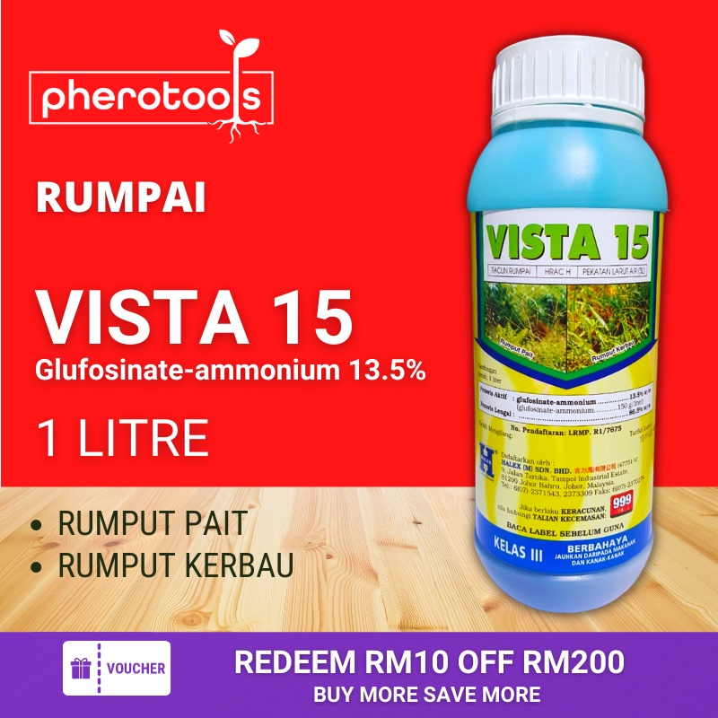 Pherotools Halex VISTA 15 (1L/4L) Rumpai Herbicide Rumput Pait, Rumput ...