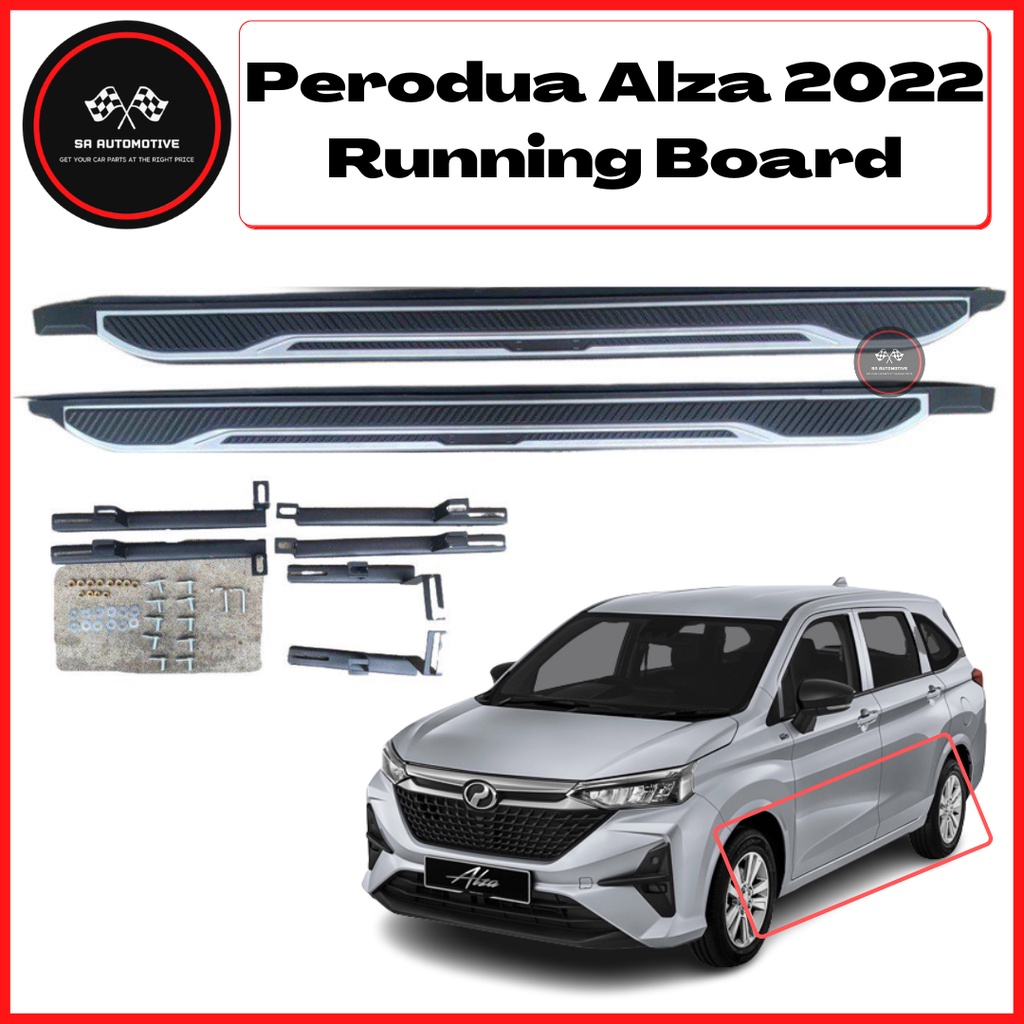 Perodua Alza 2022 Side Step Running Board (High Quality) | Shopee Malaysia