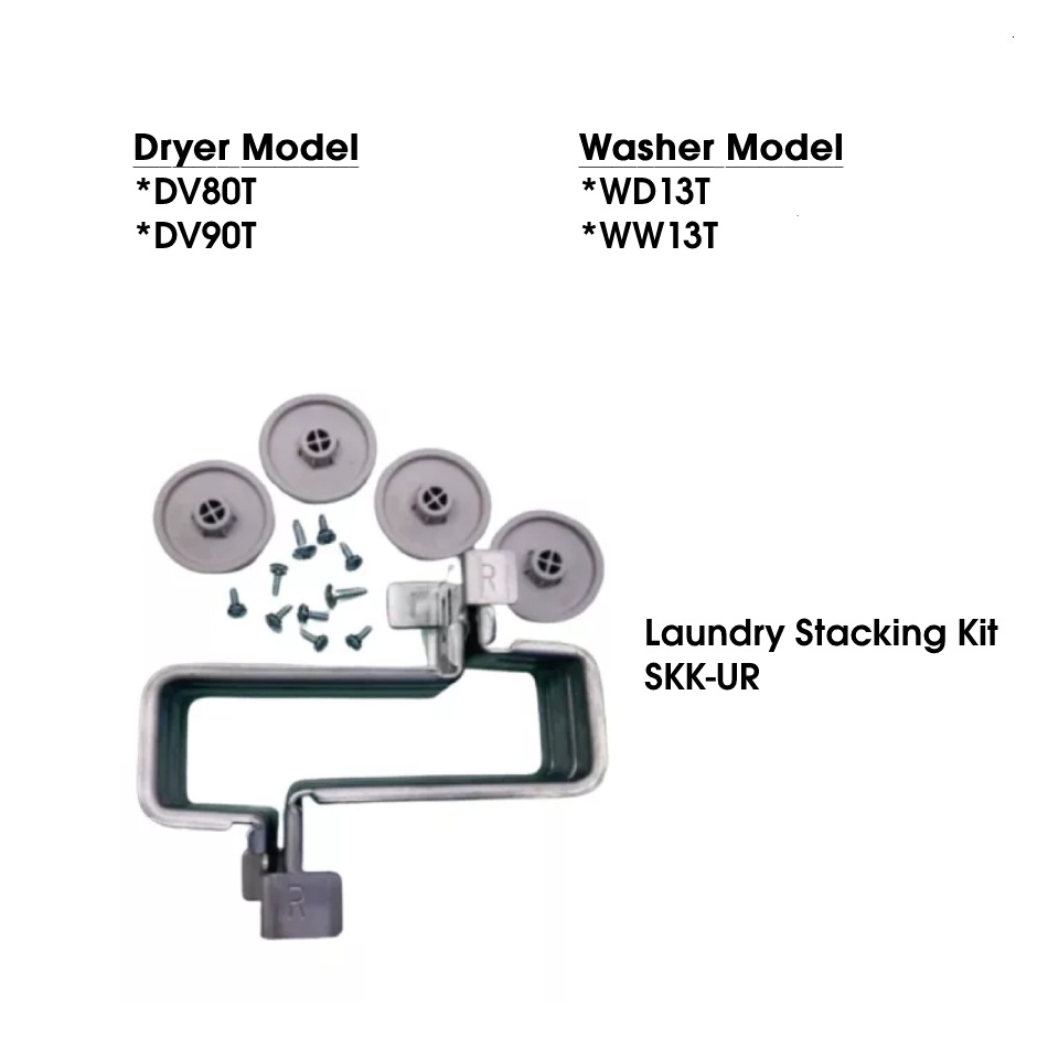 Samsung Laundry Stacking Kit | SKK-DF SKK-UR SK-DH DV80TA220AE/FQ (for ...