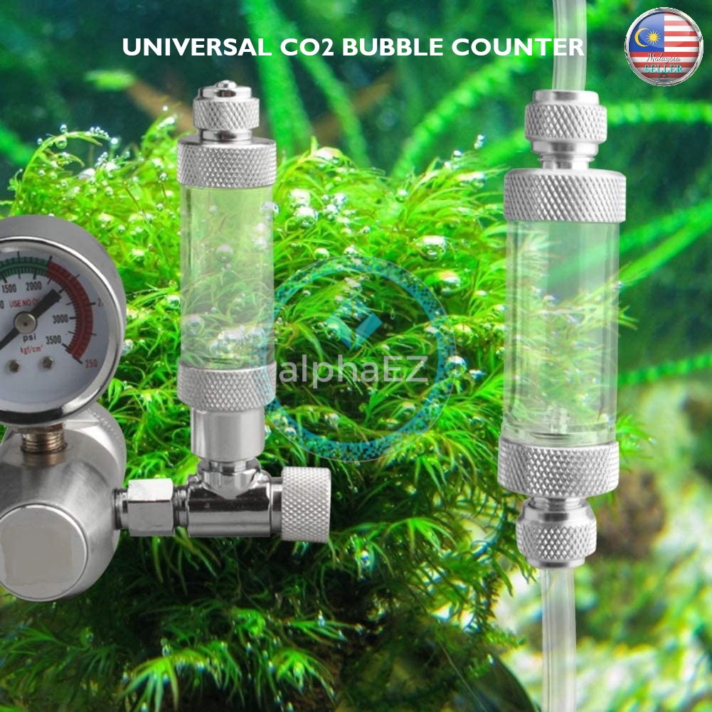 Universal Single Head Double Head CO2 Bubble Counter Aluminum Alloy CO2 ...