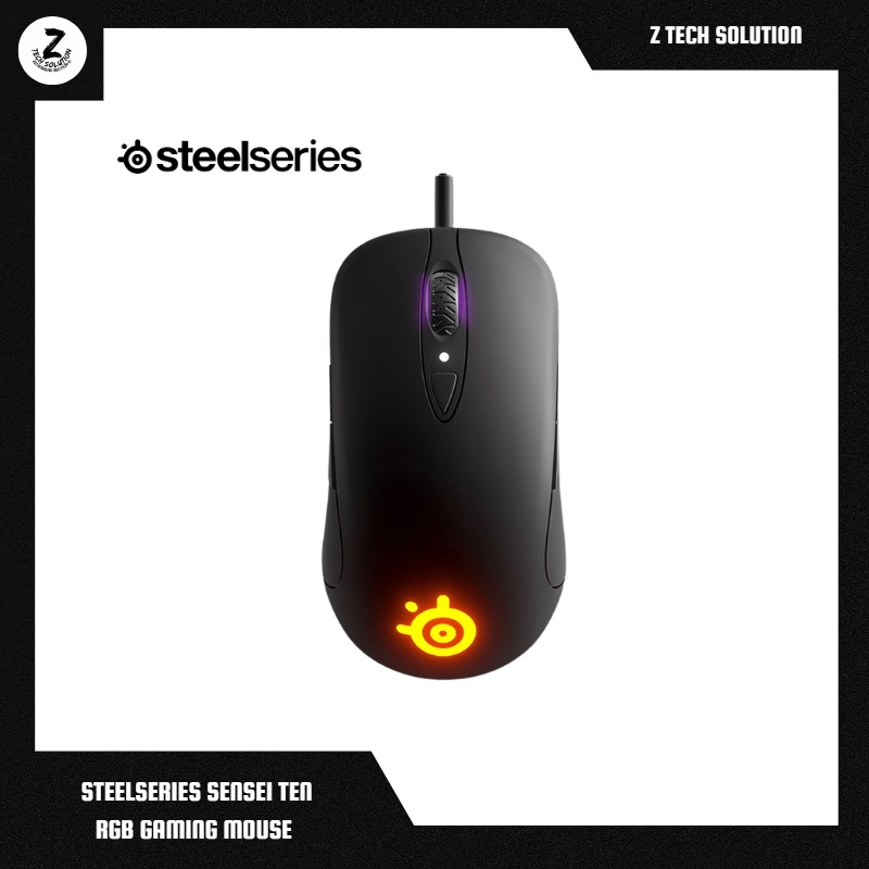 SteelSeries Sensei Ten RGB Gaming Mouse Ambidextrous Shape For Left ...