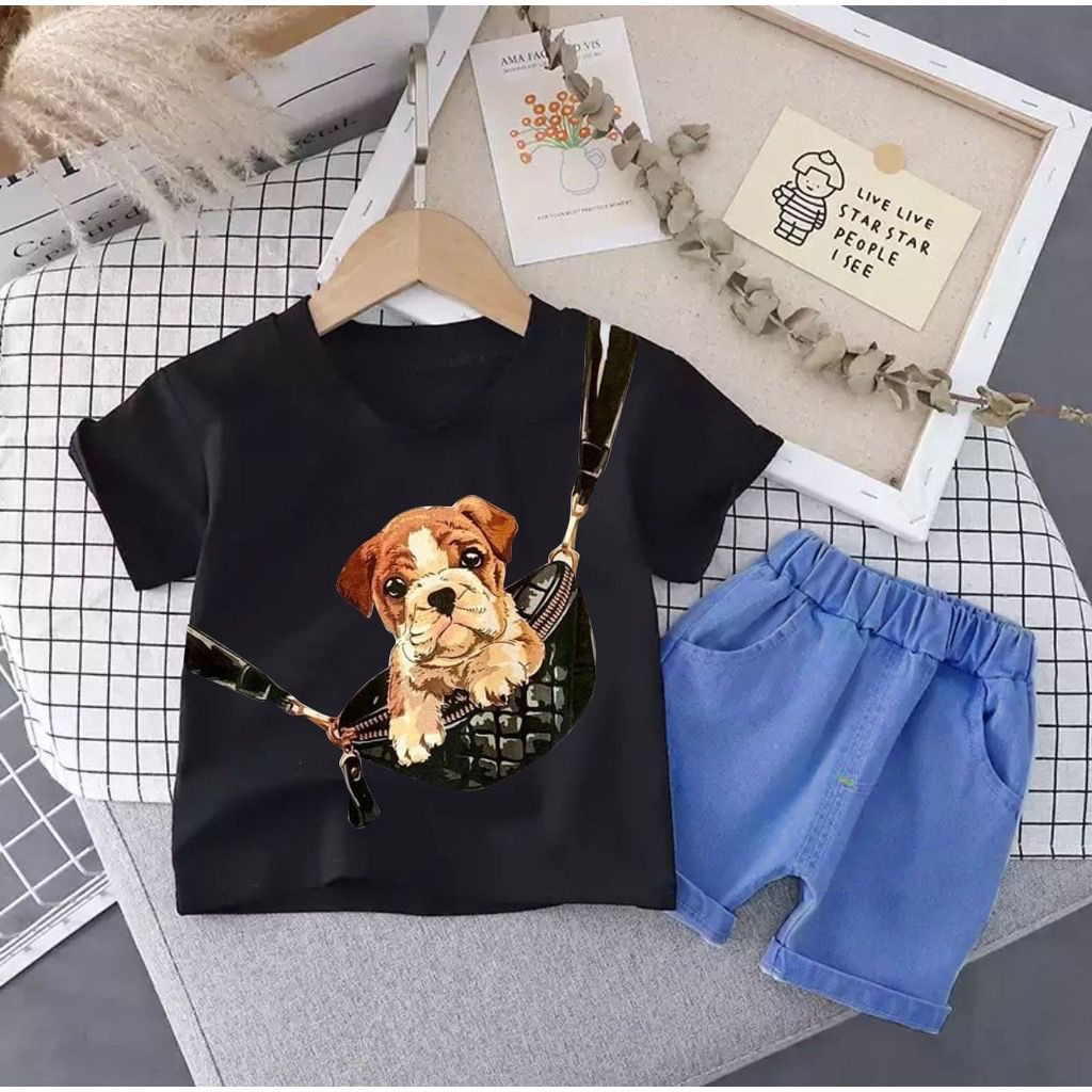 NEWEST CHILDREN'S SETTINGS WITH WB DOG MOTIF 1-5 YEARS | Shopee Malaysia