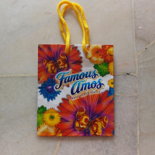 (Add On) Famous Amos Paper Bag Only!!! | Shopee Malaysia