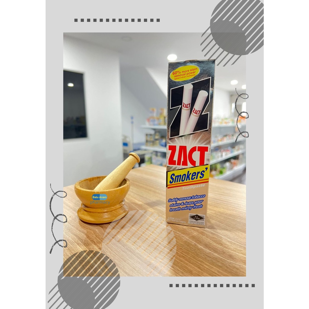 ZACT TOOTHPASTE SMOKERS 150G (HALAL) | Shopee Malaysia