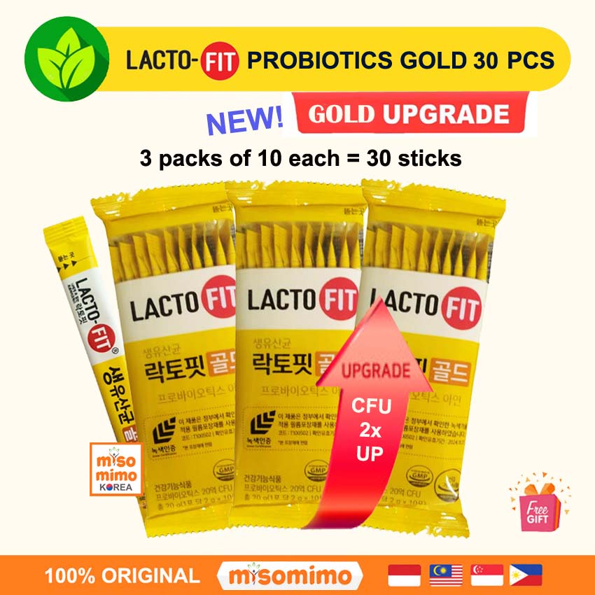 [READY] LACTOFIT Probiotic Gold 30 pcs for All Ages Lacto Fit Korea ...