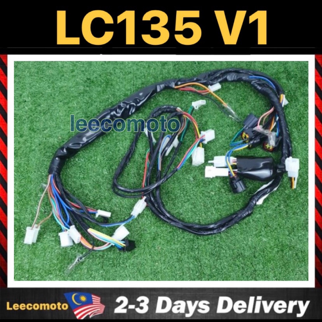 Yamaha LC135 V1 Harness Wiring Wayering body wiring complete set wire ...