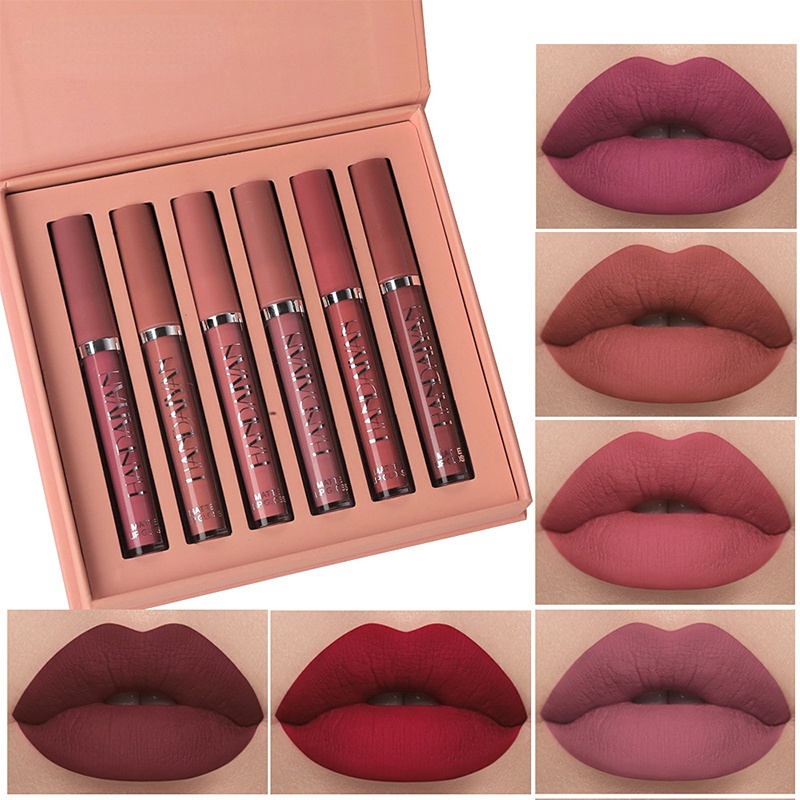 Makeup Lipstick Is Not Easy To Dip Cup Matte Liquid Lipstick Waterproof ...
