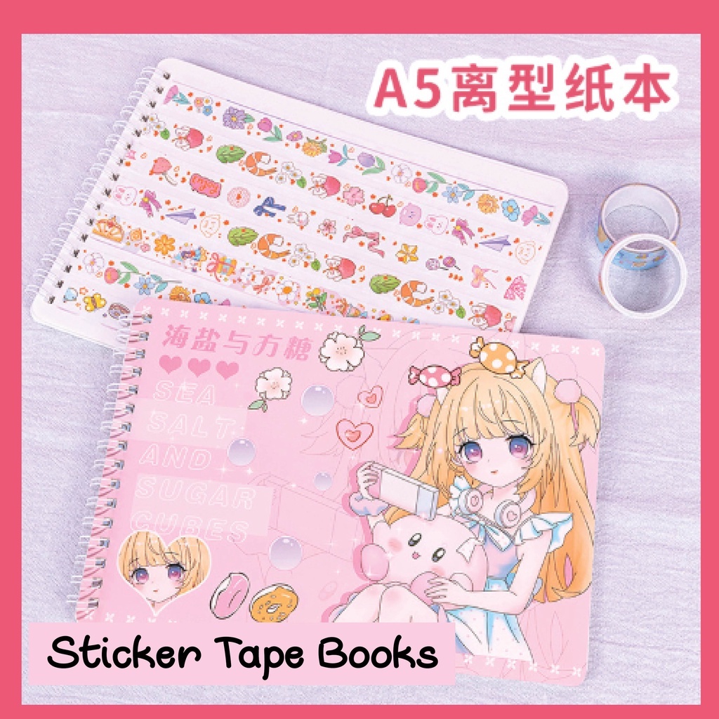 Cute Sticker Book A4 A5 Loose Leaf Picture Books Sticker Storage Book ...