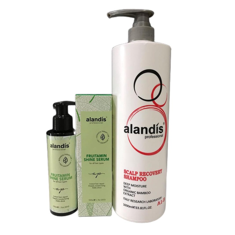 ALANDIS SCALP SHAMPOO+ALANDIS FRUITAMIN SHINE SERUM | Shopee Malaysia