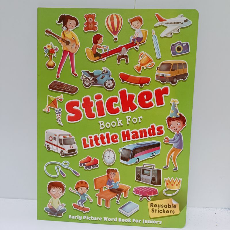 Sticker book for little hands buku stiker | Shopee Malaysia