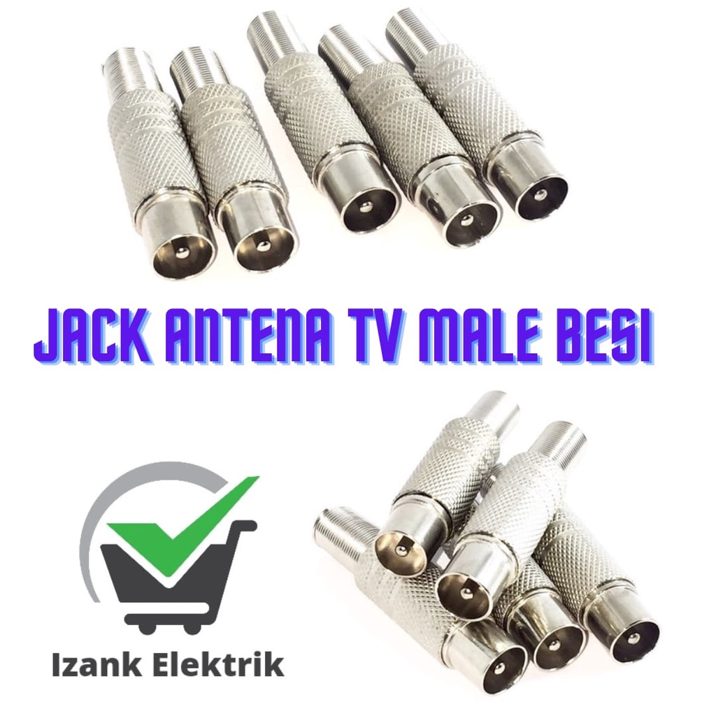 Tv Antenna Jack - TV Antenna Jack 5C Male Iron TV Jack Male Socket TV ...