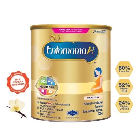 Enfamama A+ Chocolate / Vanilla 900g (Exp :1/2025) with free gift ...
