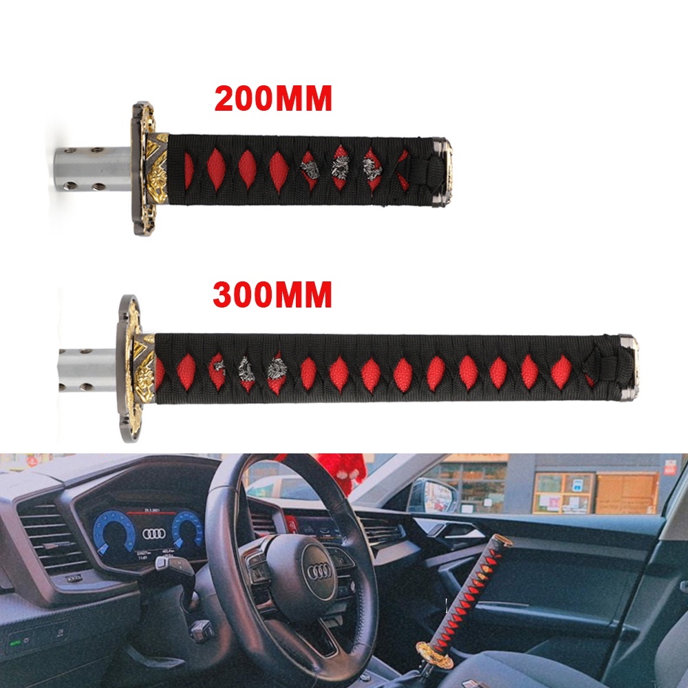 Universal JDM Samurai Sword Shift Knob Shifter 150MM 260MM Katana Metal ...