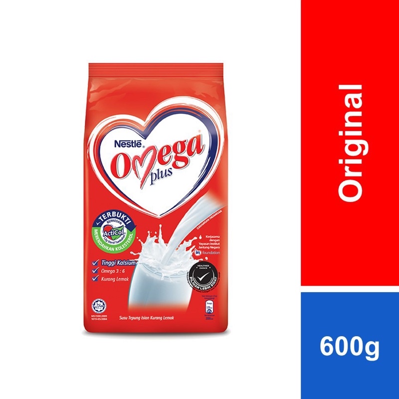 Omega Plus Milk Powder 600g | Shopee Malaysia