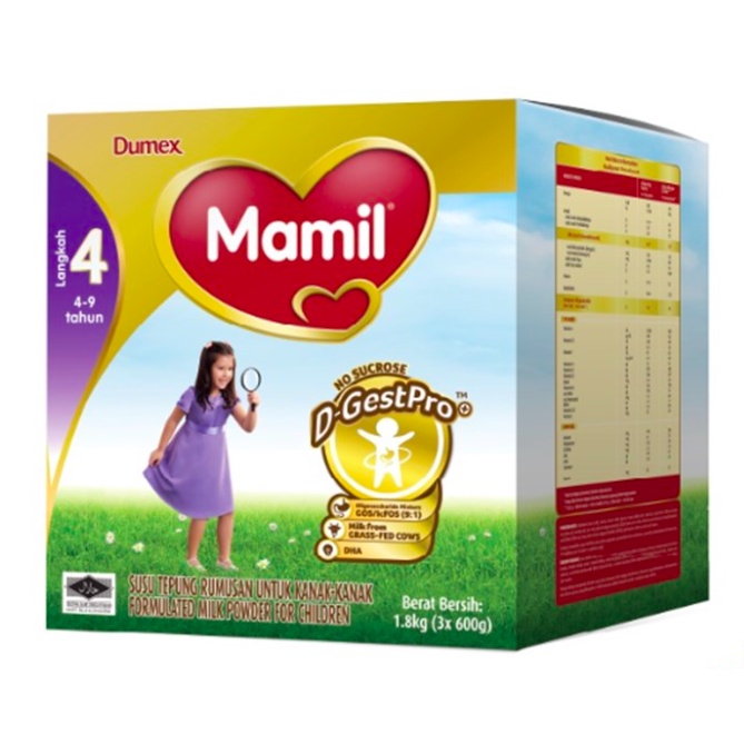 Mamil Step 4 1.8kg ( 600g x 3 Packs ) | Shopee Malaysia