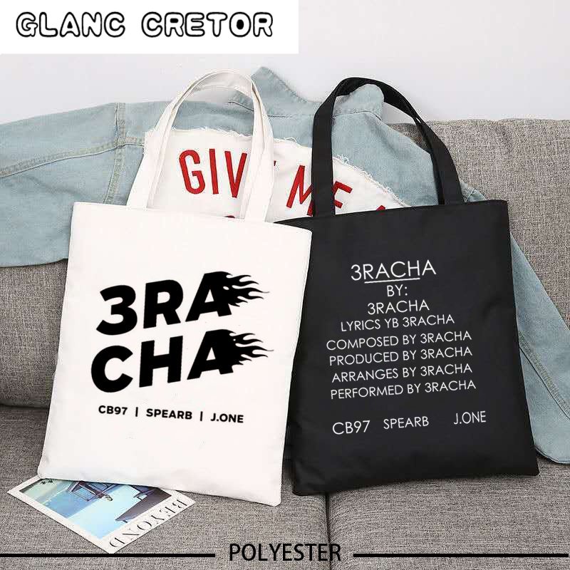 3Racha Tote Bag Stray Kids Korean Style Kpop Merch Canvas Handbags ...