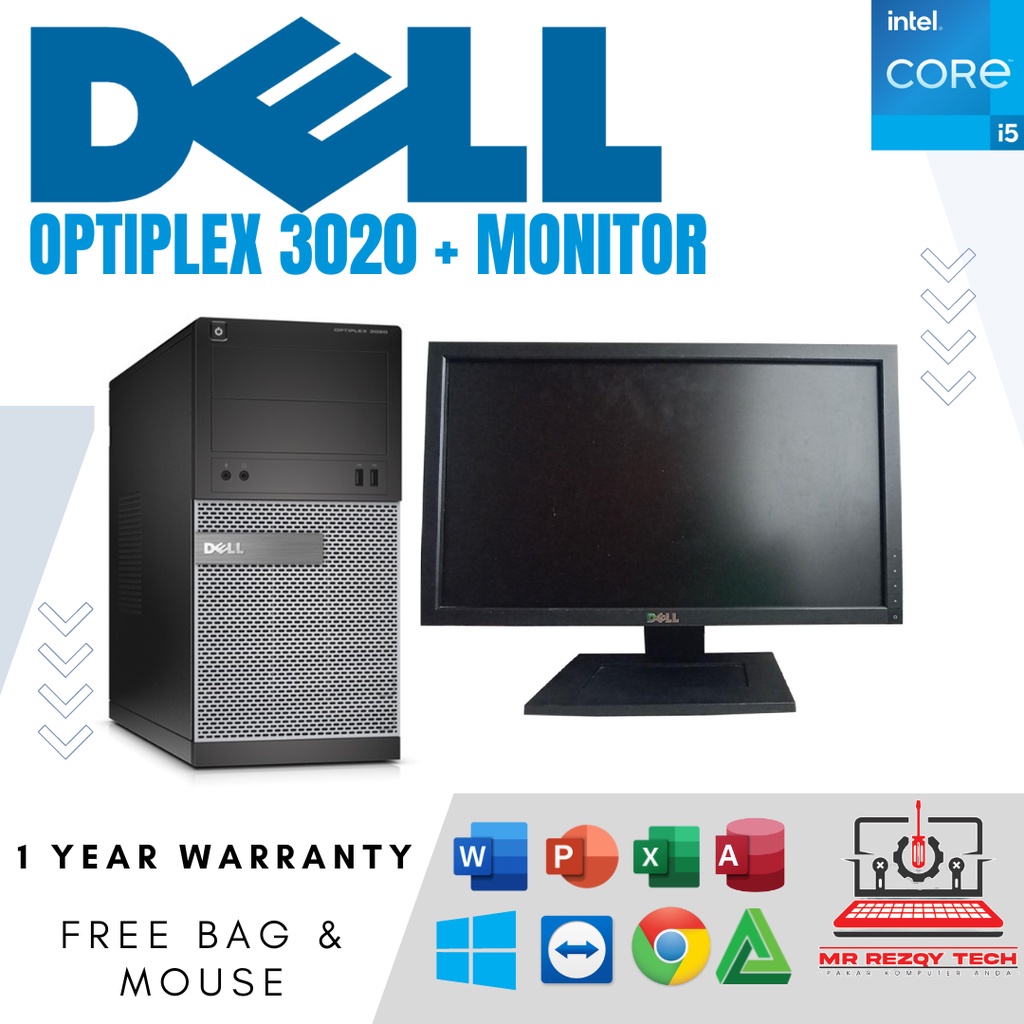 DELL OPTIPLEX 3020 GRADE AAA WITH MONITOR | Shopee Malaysia