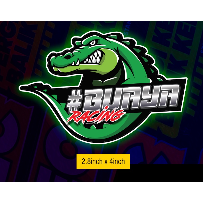 STICKER BUAYA DARAT (LACOSTE) ABANG BUKAN BUAYA, BUAYA SETIA, ABANG ...