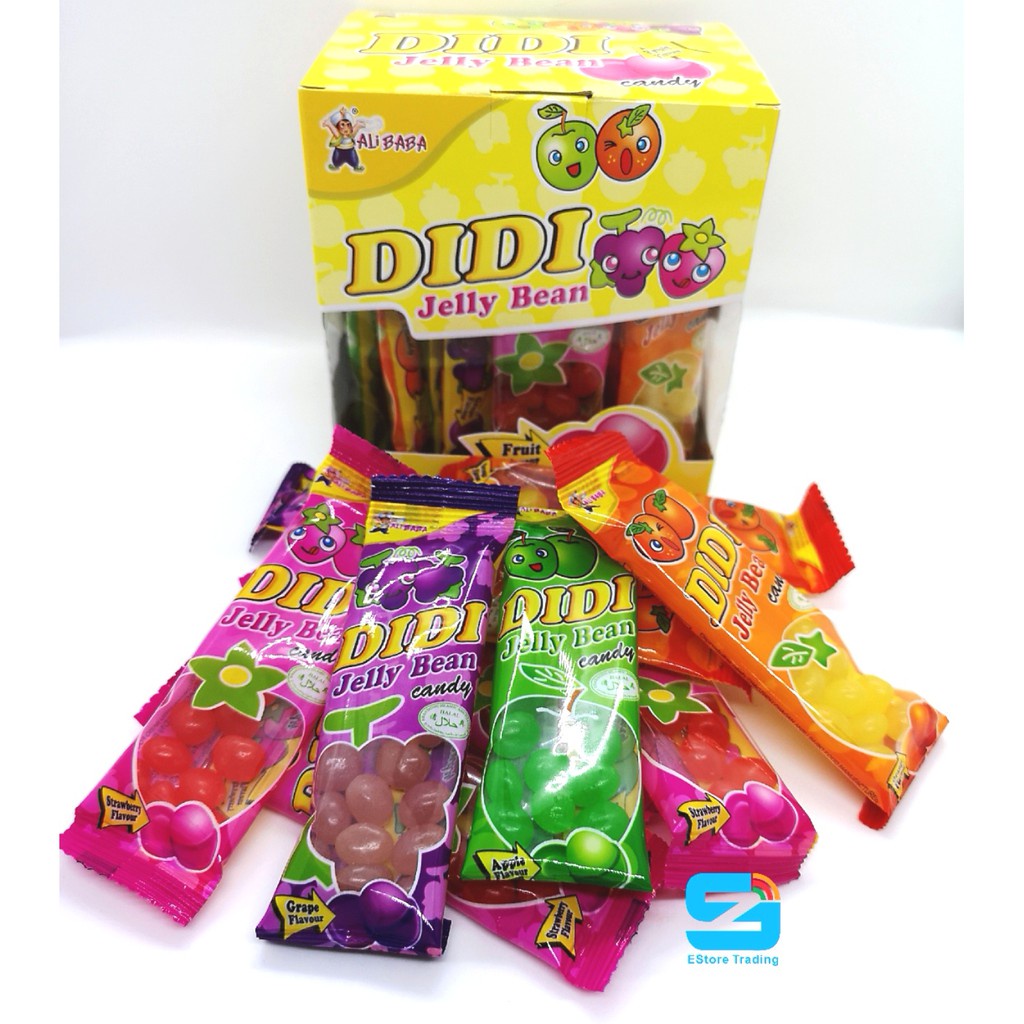 🔥 Alibaba Didi Jelly Bean (Fruit Flavour Candy)~ 30 Packs x 10g-Exp:30 ...
