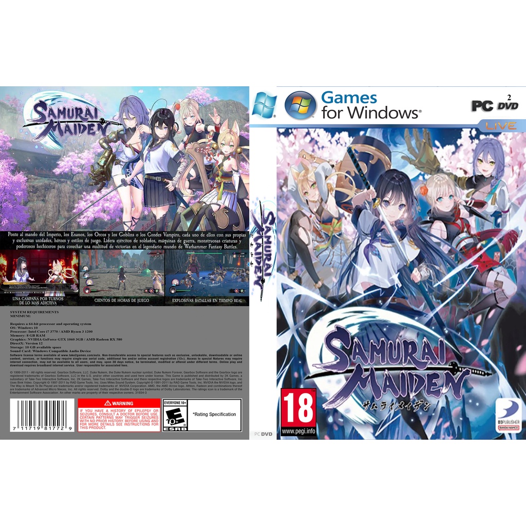 SAMURAI MAIDEN: Deluxe Edition PC GAME [Offline INSTALLATION] | Shopee ...
