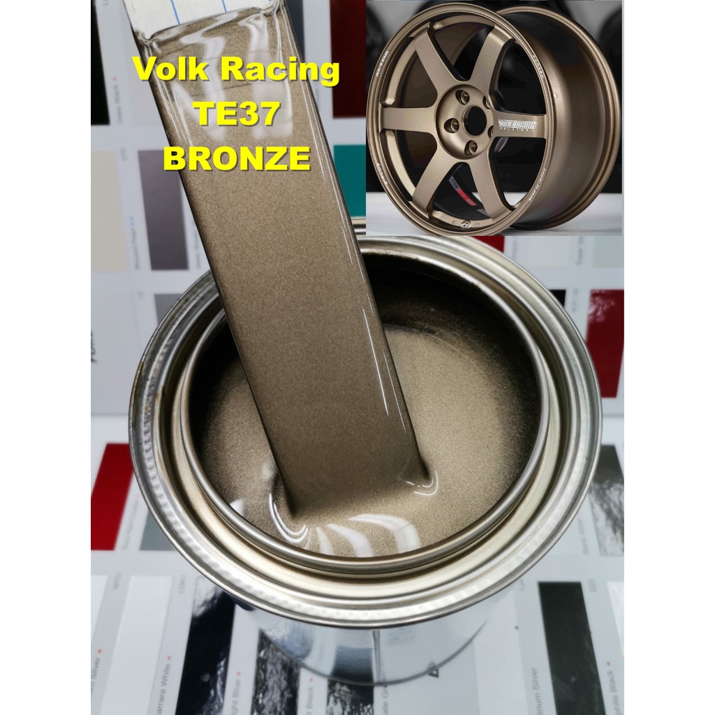 2k Paint/Volk Racing TE37 BRONZE/2k paint/cat bancuh/cat 2k/colour ...