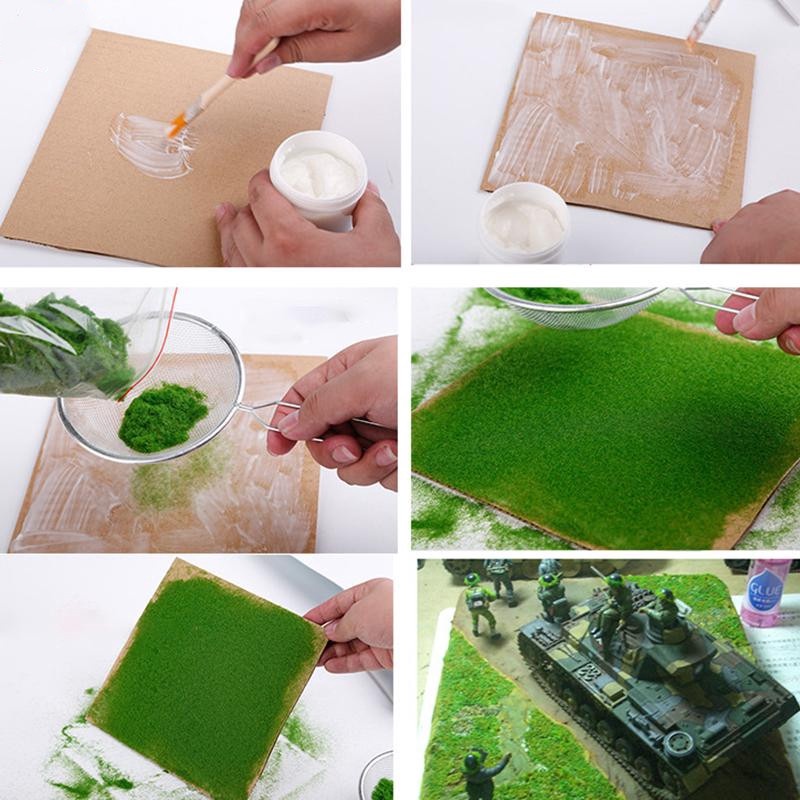 FY 100g Artificial Diorama Grass Powder DIY Tree Model making Sand ...